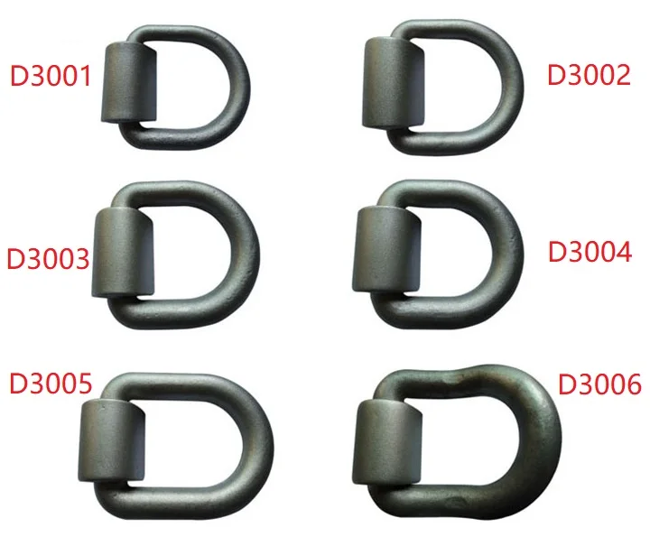 Heavy Duty Forged D Ring Weld-on Tie down Anchor Lashing Ring 5500kgs