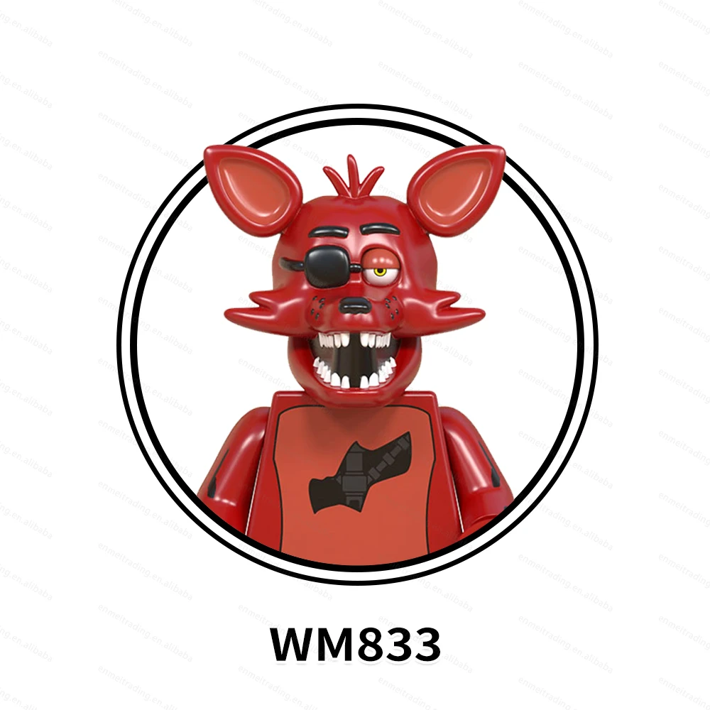 Wm6074 Horror Bricks Five Nights At Freddy Chica Bonnie Foxy Freddy ...