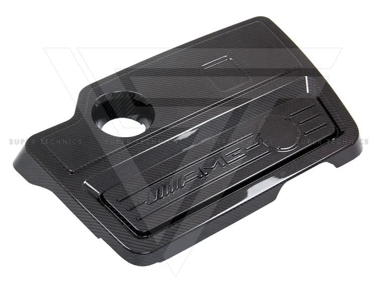 Oem Style Dry Carbon Fiber Engine Cover For Mercedes Benz Cla-class ...