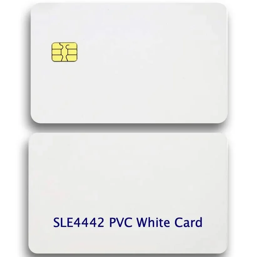Inkjet Printable Plastic Pvc Blank Rfid Contact Ic Card With Sle5528 ...