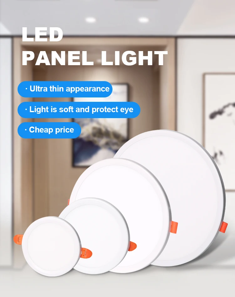 America Hot Sale Slim LED Ceiling Light - Lampu Panel LED Plafon