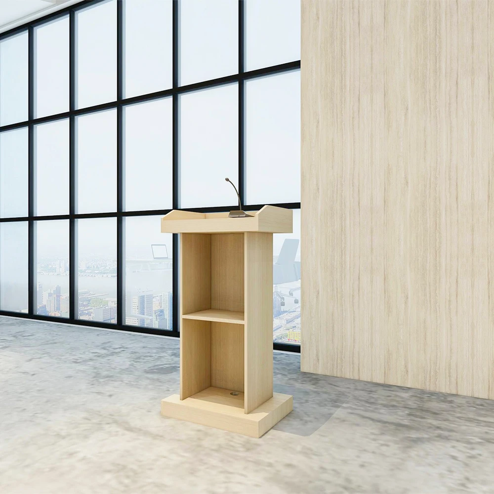 Manufactory Solid Oak Wood Church Lectern And Podiums Customized Church ...