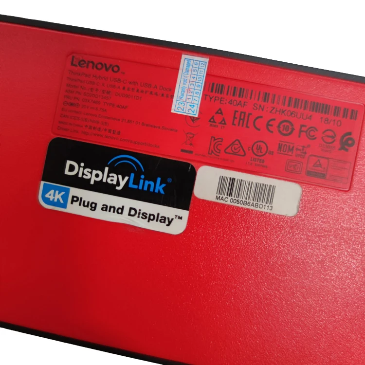 Docking Station Thinkpad Hybrid USB-C with USB-A Ports