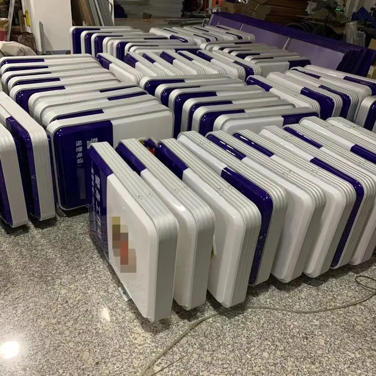 Outdoor Turning Board Lightbox Advertising Round Rotating Light Box Led ...