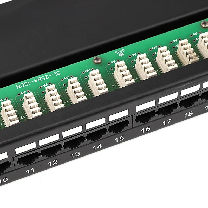 25port Telephone Utp Patch Panel Rj45 Patch Panel With Keystone Jack ...