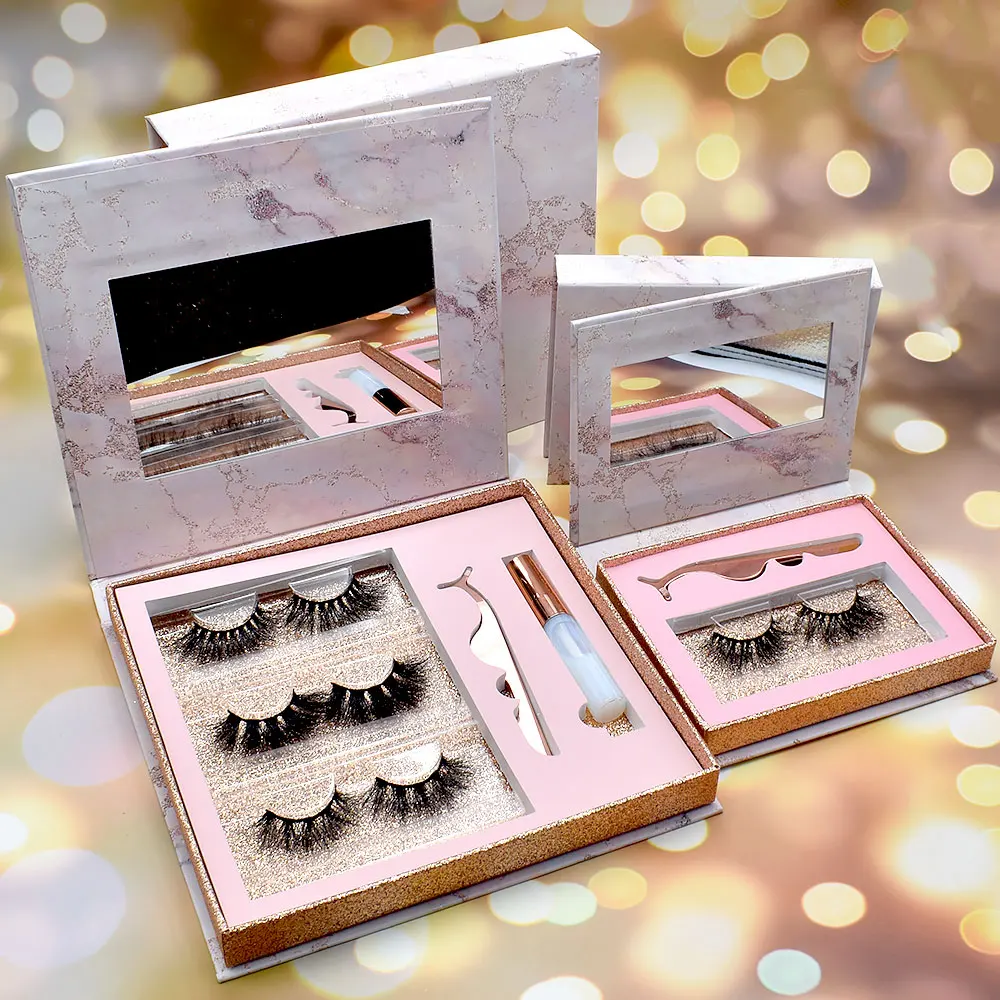Empty Eye Lash Packaging Box - Luxury 3D Mink Lashcases