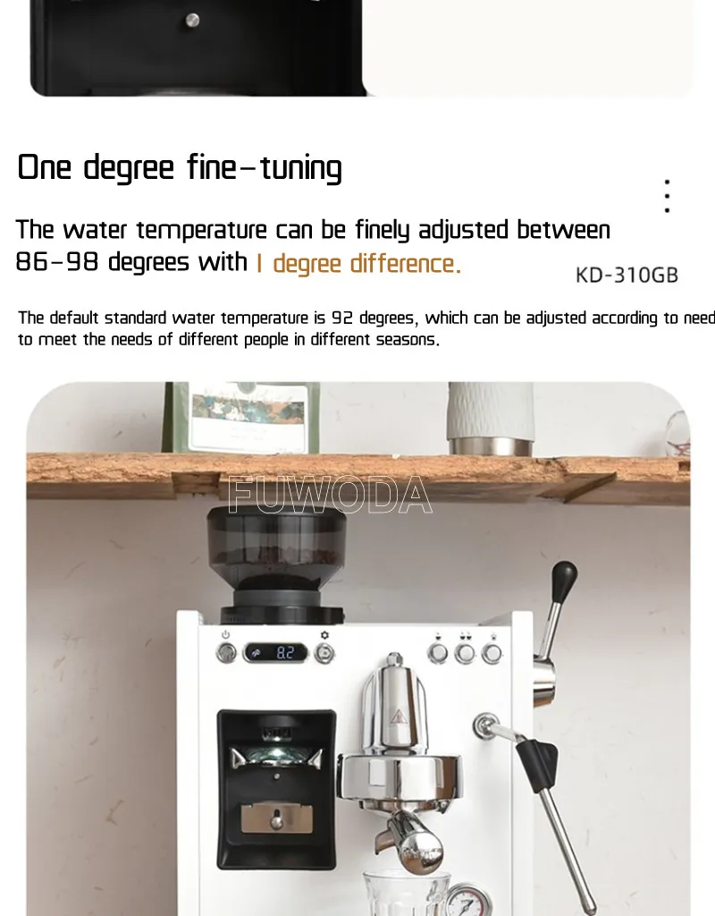 Super Steam PID Thermoblock Coffee Maker for Cafes