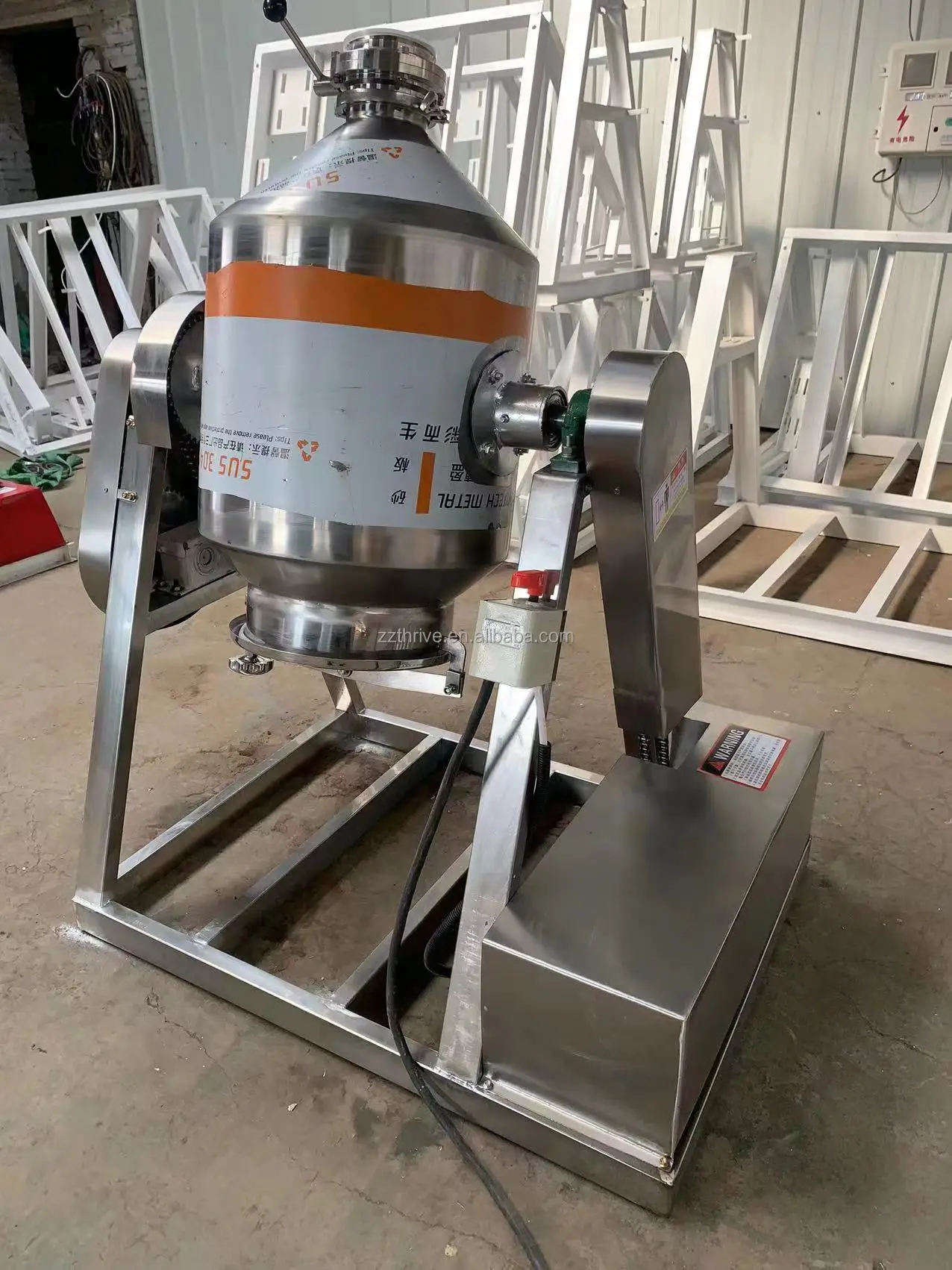 Automatic Stainless Steel Rotary Drum Mixer Protein Milk Powder ...