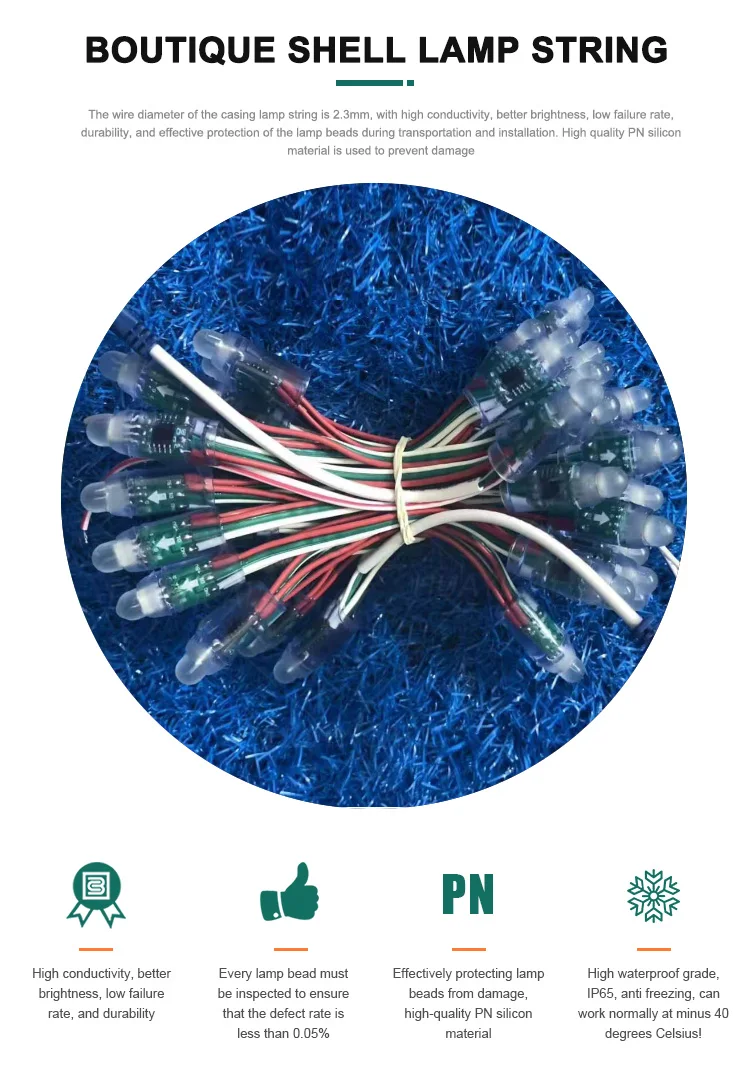 2024 Animated LED Programmable Christmas Lights - HYG Christmas Tree