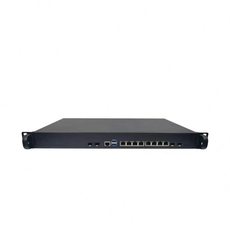 Firewall 8 LAN 4X10G SFP Pfsense 1U PC I3-2310M firewall vpn support I3 ...