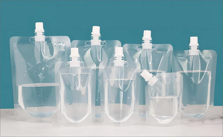 Plastic Drinking Water Ketchup Mylar Liquid Spout Bags Custom Wine 250 ...