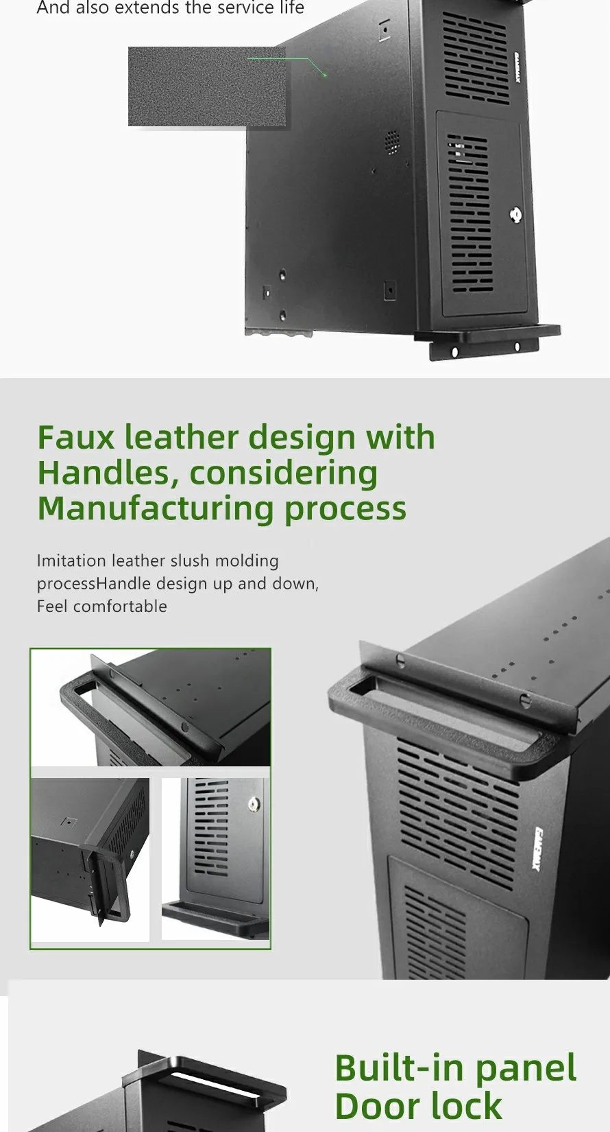 GAMEMAX 4U-455A Industrial PC Case - Ideal for Intelligent Transport