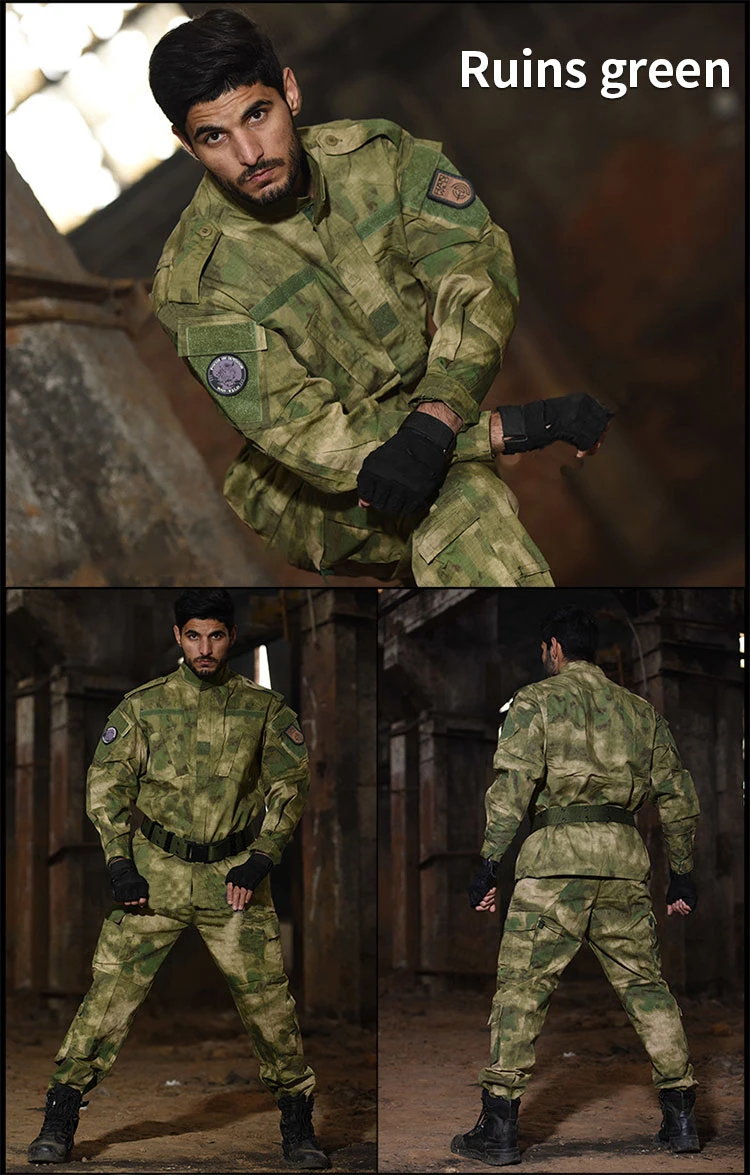 Yuda Wholesale Combat Tactical Green Camouflage Uniform Jacket+pant Acu ...