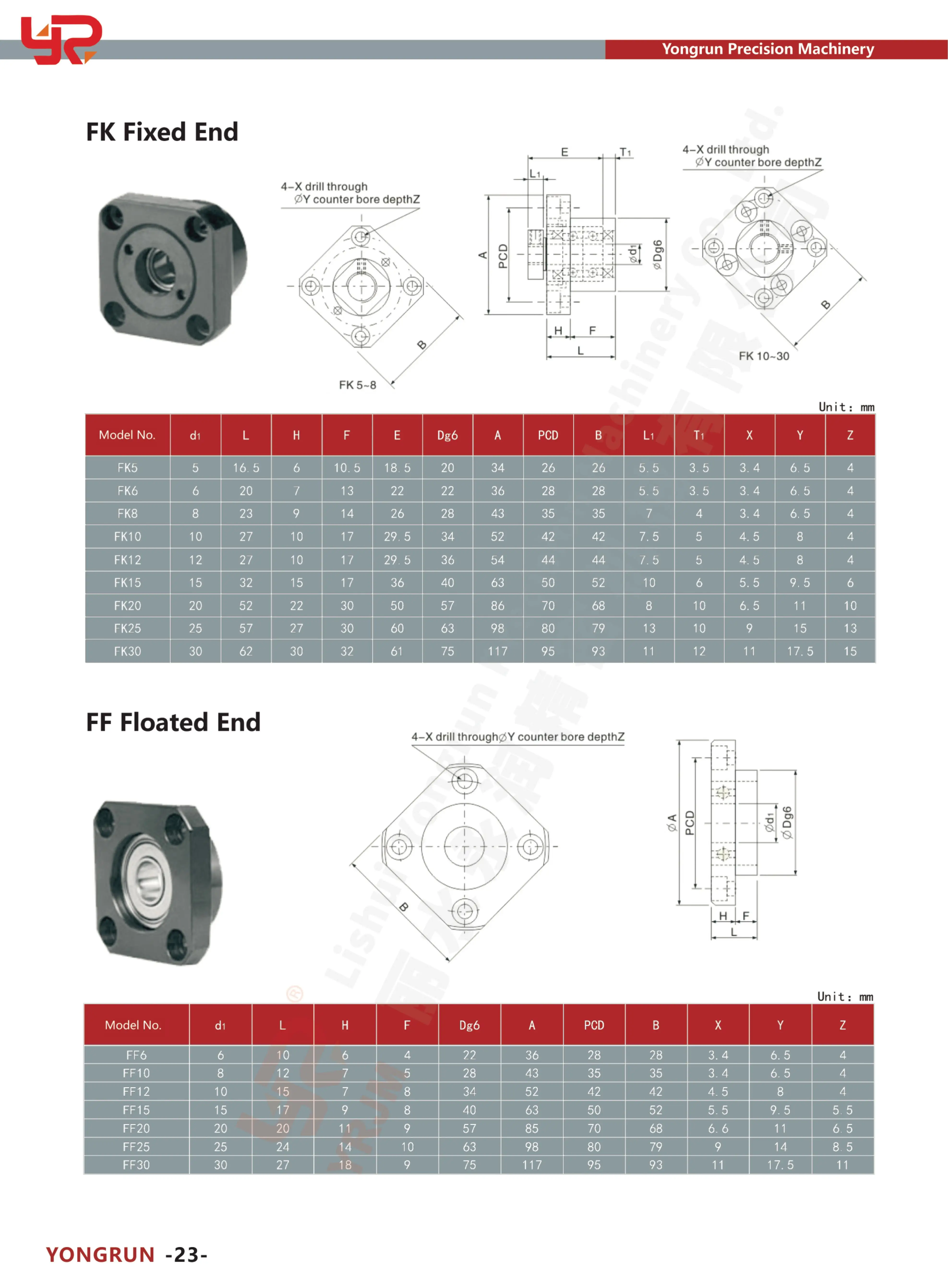 Ball Screw End Support BK10 BF10 - Durable & Versatile