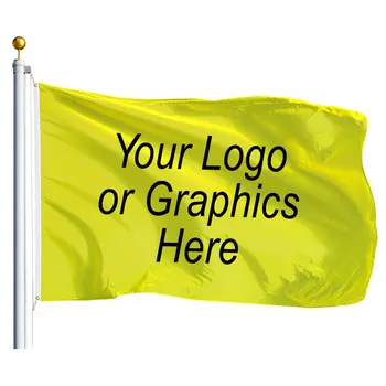 Digital Printing Promotional Flags 3x5ft Banners Logo Custom Pattern ...