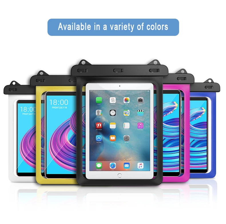 Universal Waterproof Tablet Case Underwater Tablet Dry Bag with Lanyard ...