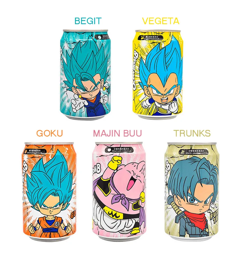 Dragon Ball Sparkling Water - 330ml Soft Drink Beverage