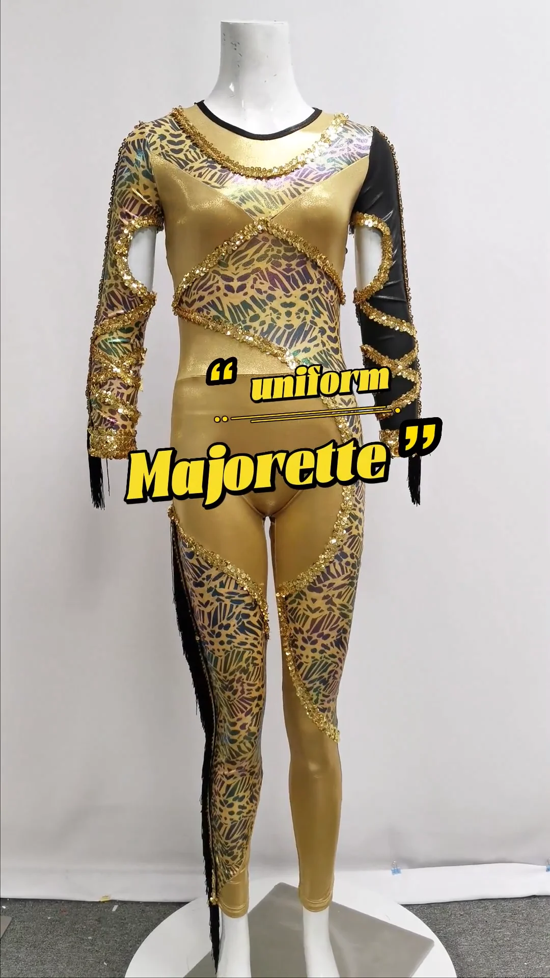 Normzl Majorette Dance Uniforms Gold Majorette Dance Costume Custom ...