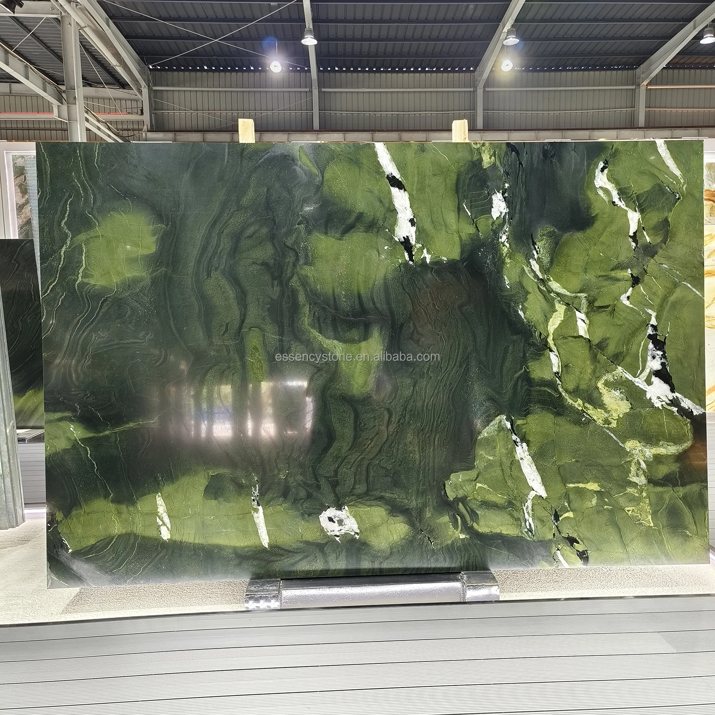 Verde Avocatus Dark Green Quartzite Vitoria Regia Big Slab Green ...