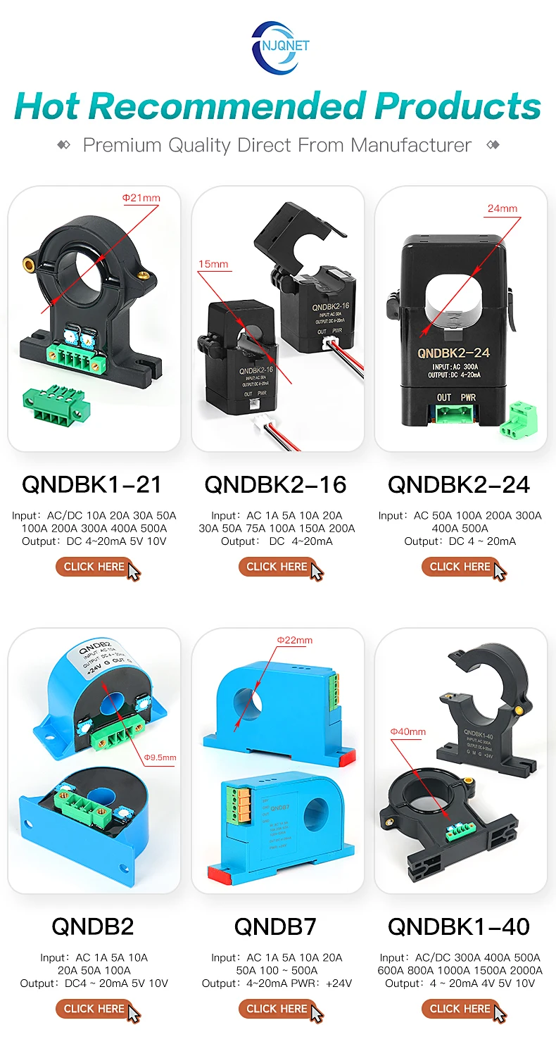 3 Phase Current Sensor QN3DB1 - High Accuracy & Isolation