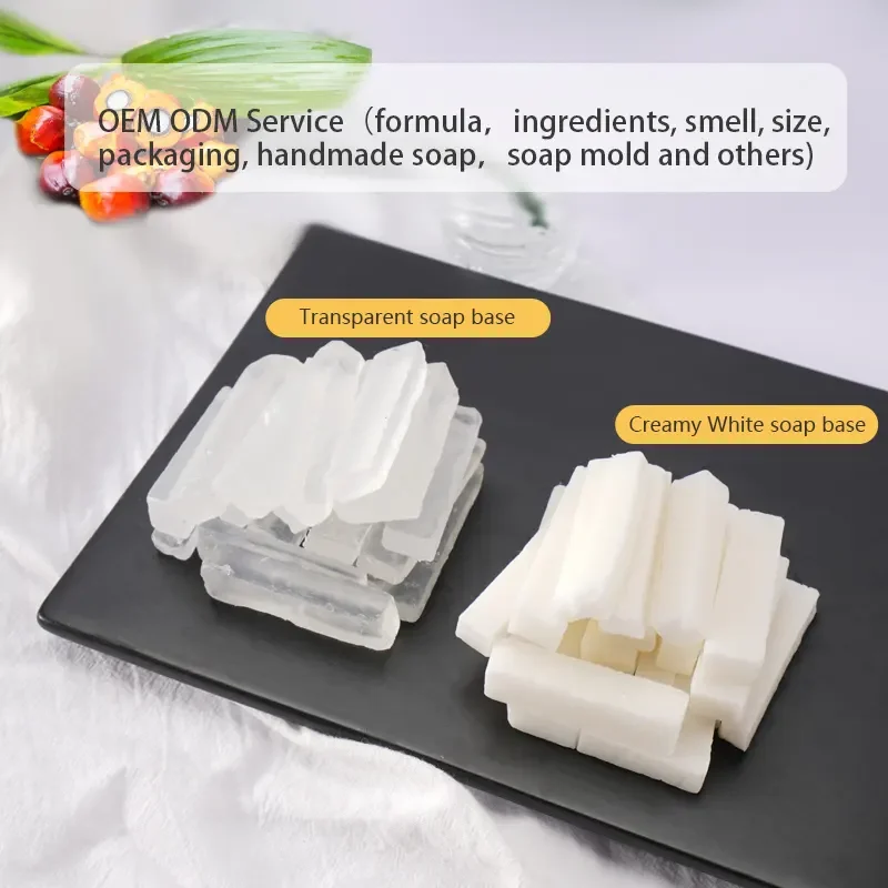 Custom White Transparent Glycerin Soap Base for DIY