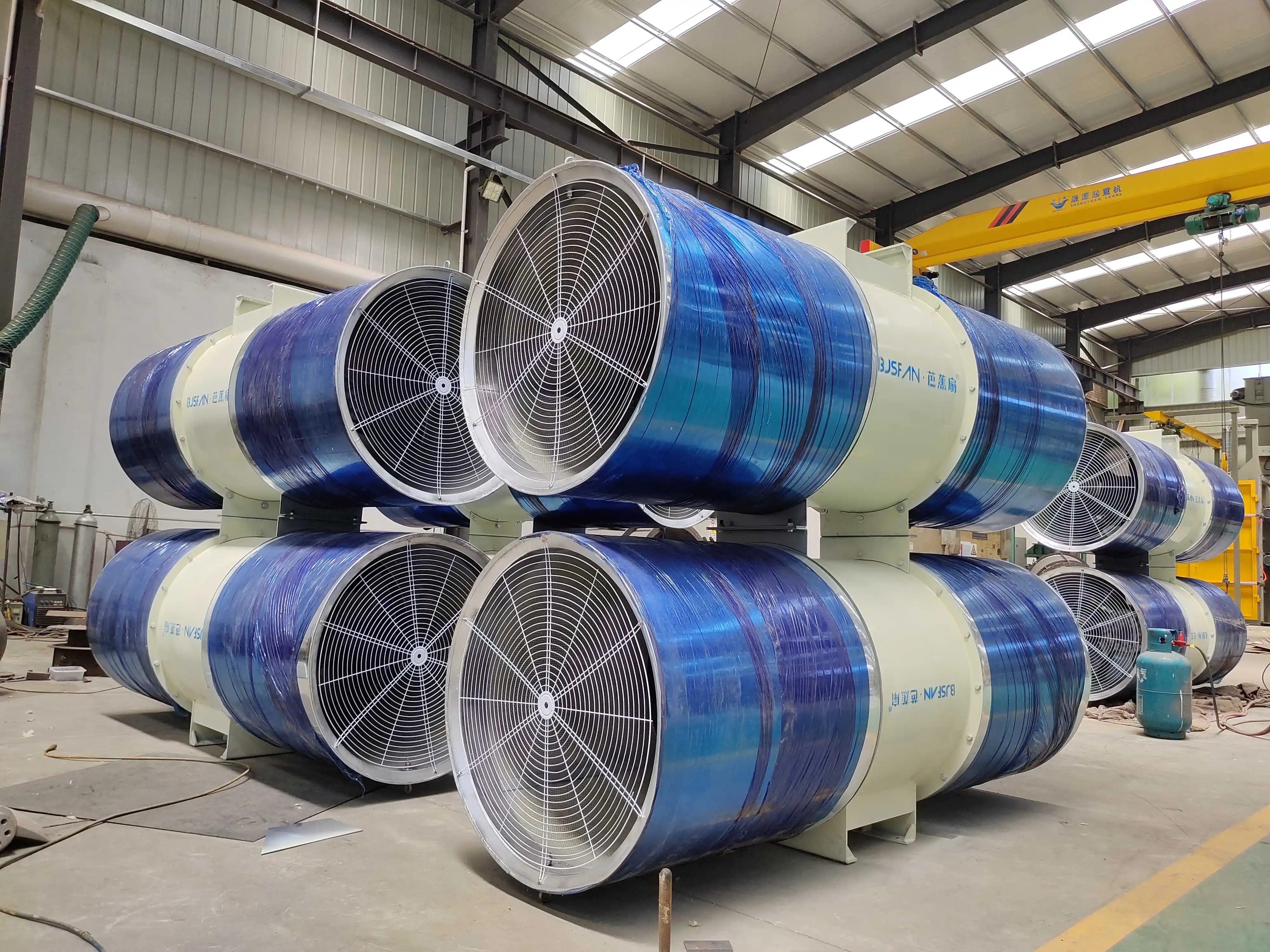 22kw Dust Remove Axial Flow Ventilation Fans Jet Fan For Parking Subway ...