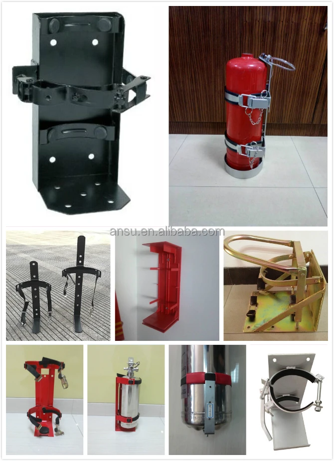 Heavy Duty Fire Extinguisher Brackets for Wall Mounting
