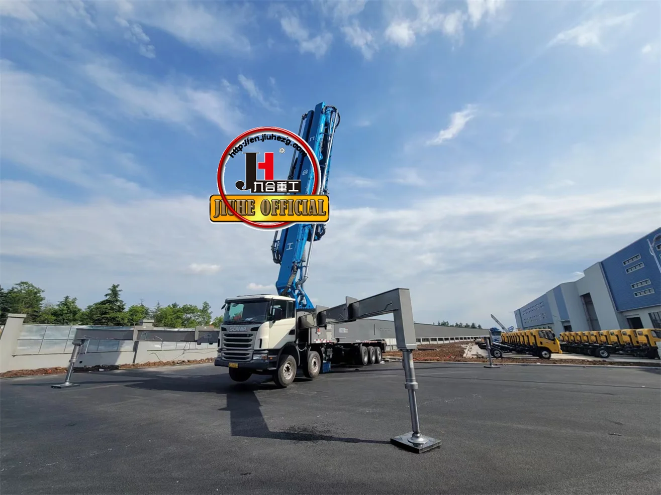 Sinotruk Chassis Concrete Transfer Concrete Pump Truck Hb37v Pumping ...