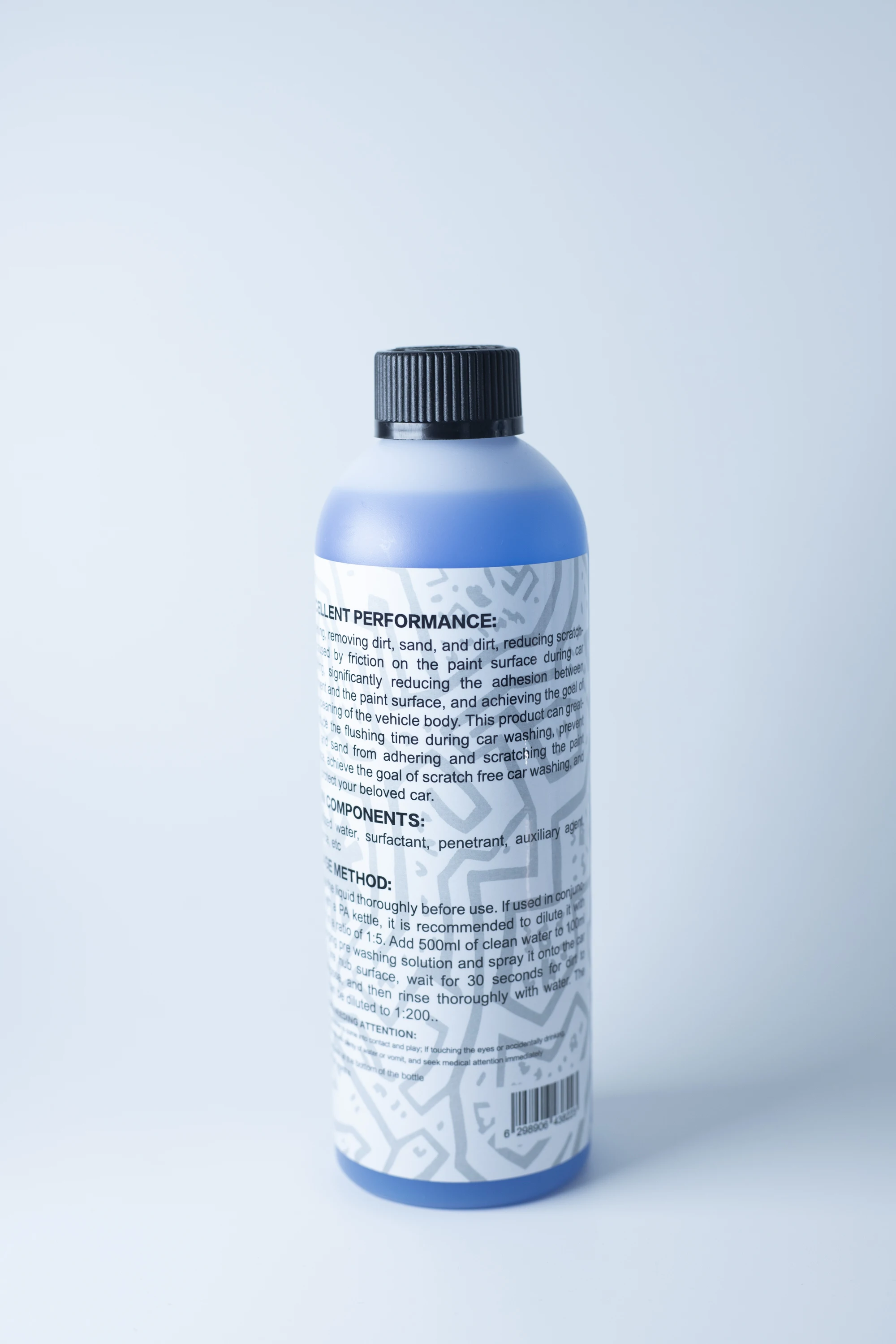 500ml Super Concentrated Foam Car Wash Liquid Pre-wash High Foam Liquid ...