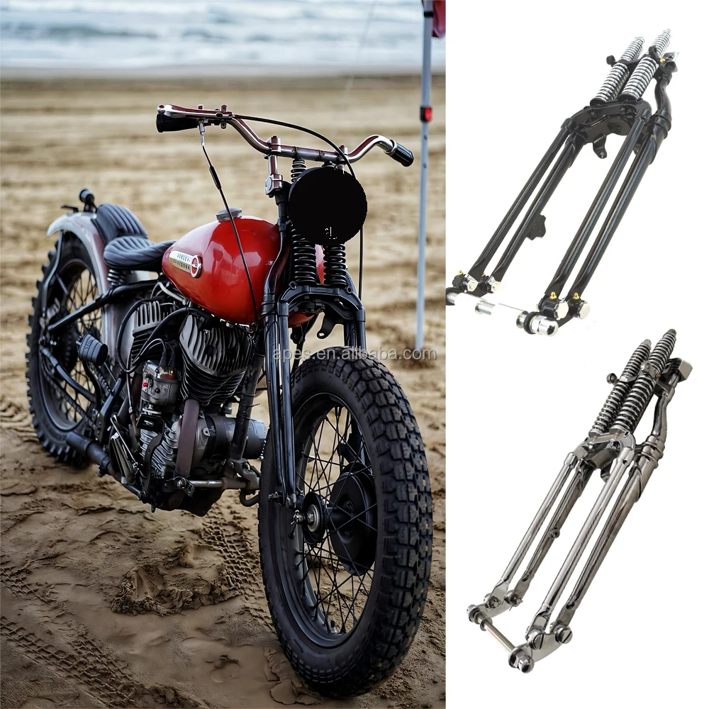 Custom Chrome Narrow Springer Front Fork End for Vintage Motorcycles