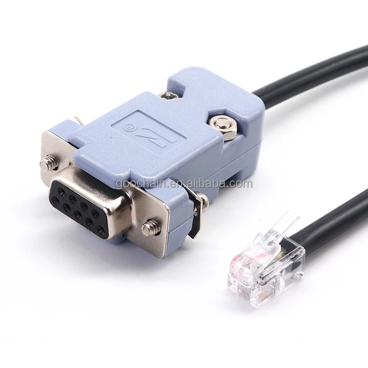 RS232 Serial DB9 Female to RJ11 Cable - Reliable Data Transfer