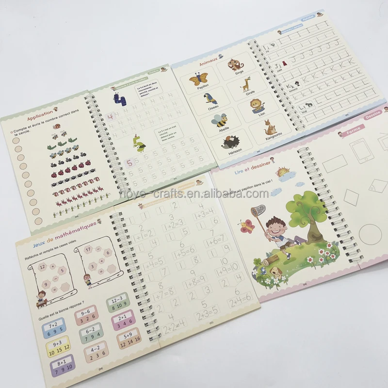 Educational Toy Custom Textbook Printing French Copybook School ...