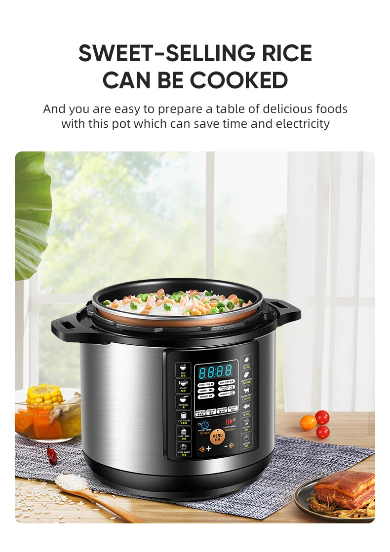 OEM Smart Electric Rice Cooker Multi-Functional with Steamer Basket 24H ...