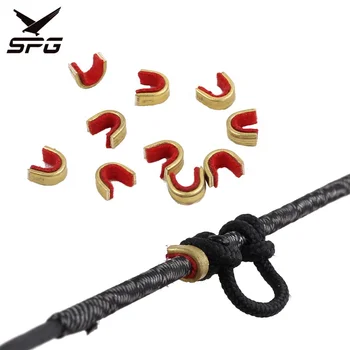 Archery Bow String Buckle Brass Carbon Arrow Nock Point Stabilizing ...