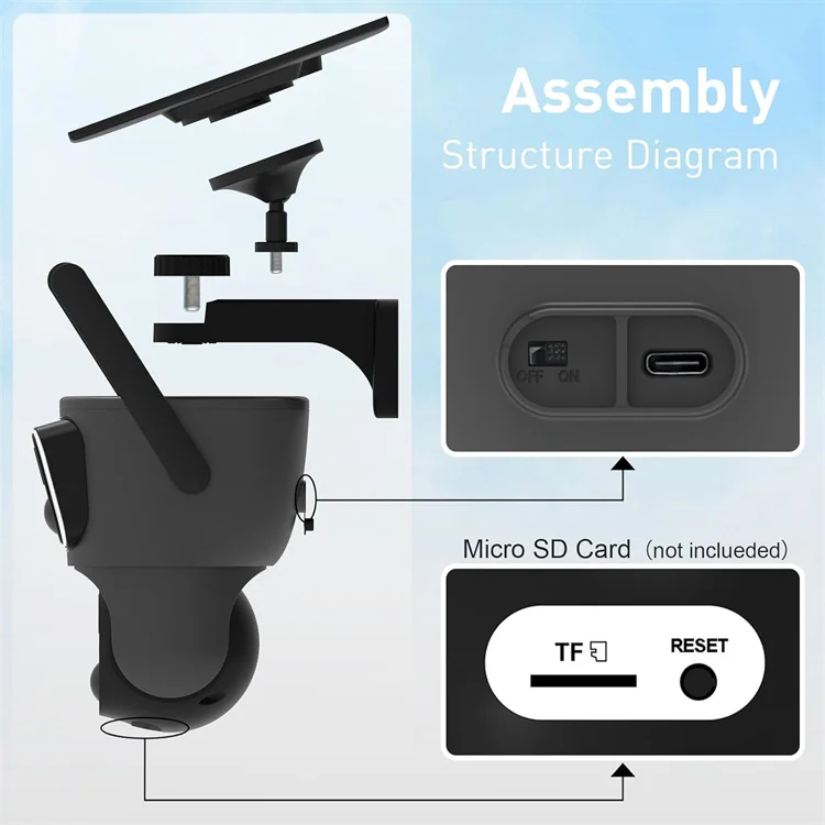 Sim Card UBOX 4MP 4G Dual-Lens Solar Surveillance System
