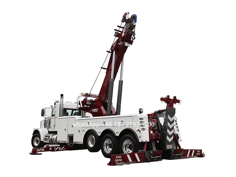 Brilliant Heavy Duty Rotator Tow Truck - 50T Recovery Boom