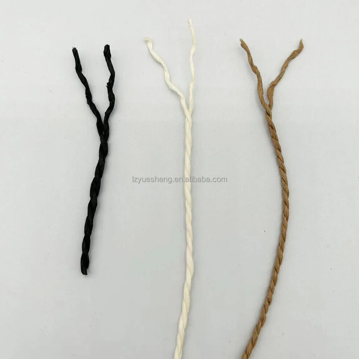 ECO-Friendly Degradable 2mm 1.5mm 2.5mm Twisted Paper Ropes Raffia Dye ...