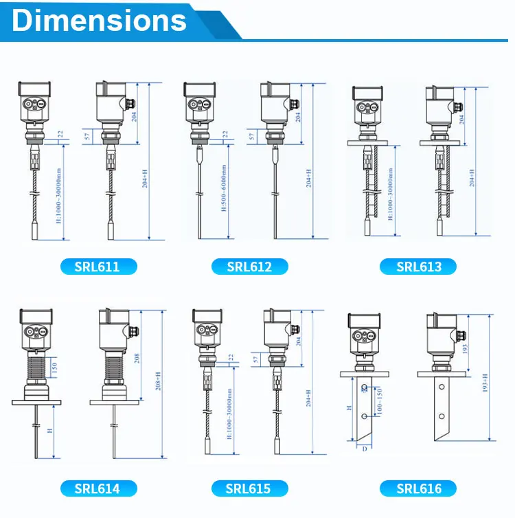 RS485 Guided Wave Radar Level Transmitter - Accurate Measurement