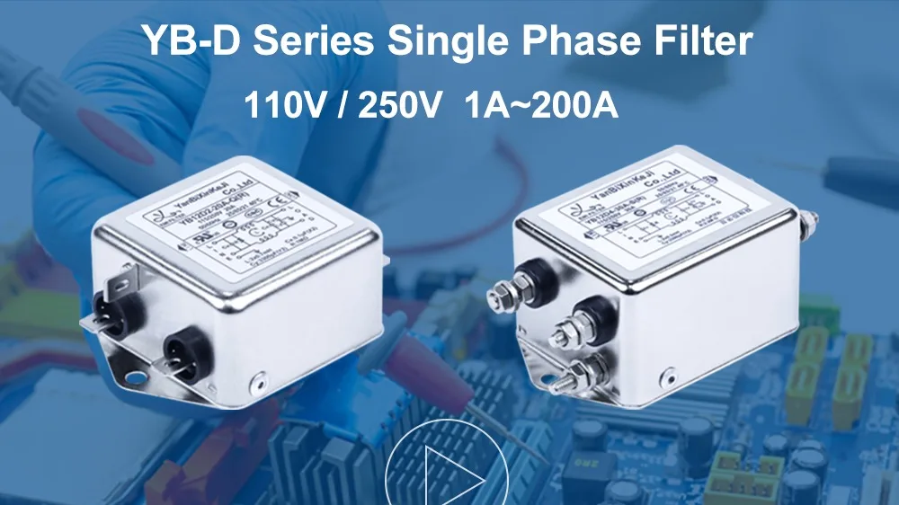 1-30a Dula-stage Emi Filter High Performance Single Phase Filters For ...