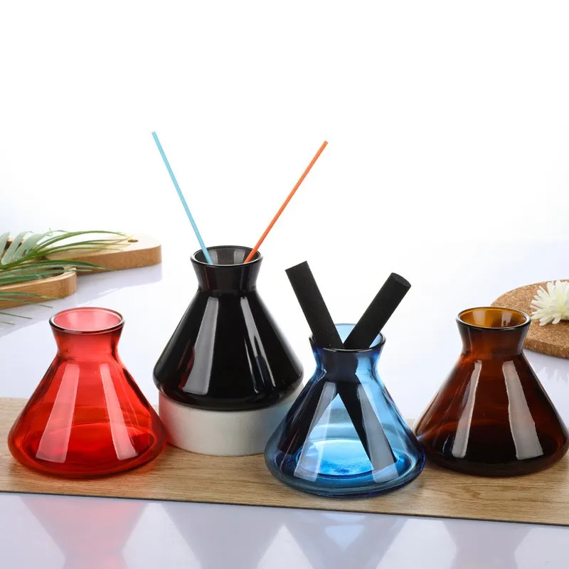 Supply New Design Empty Conical Flask Home Fragrance Black Reed ...