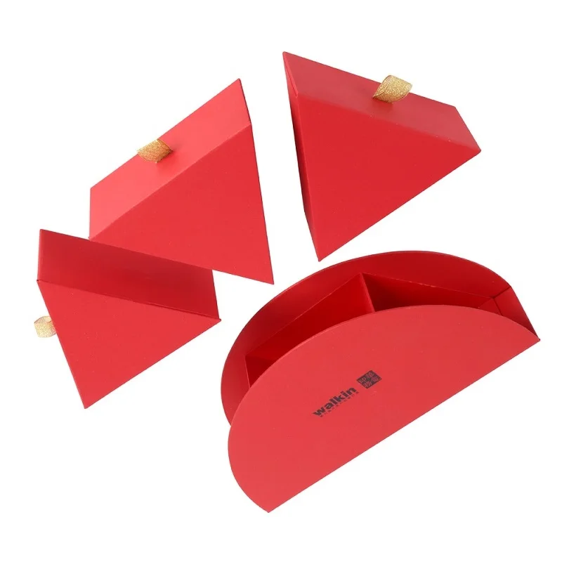 Custom Elegant Semi-Circle Rigid Cardboard Inserts Cake and Chocolate ...