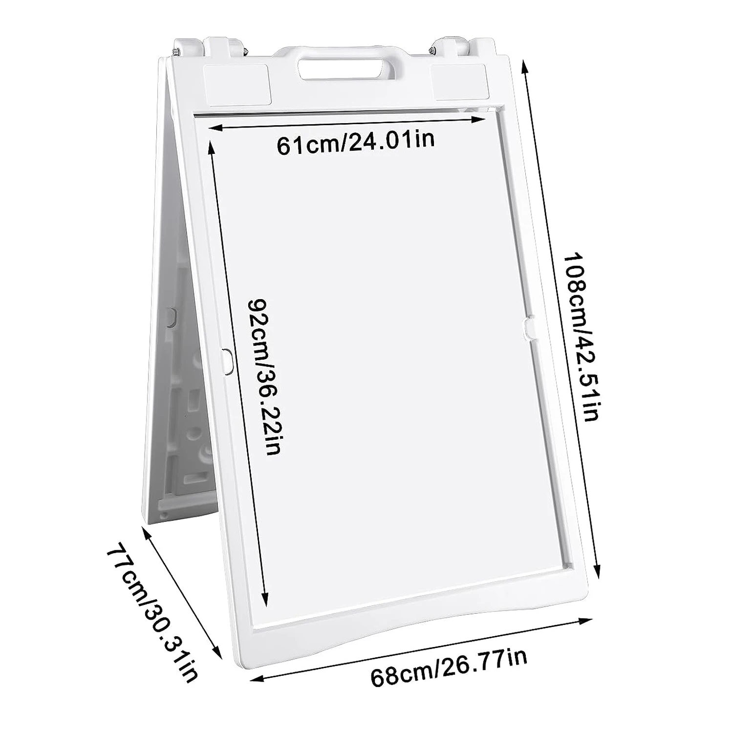 Custom Sandwich Board Advertising Sign - Waterproof & Eco-friendly