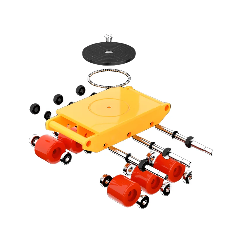 Crd-8t Moving Handing Cargo Trolley 180 Degree Heavy Duty Cargo Pallet ...