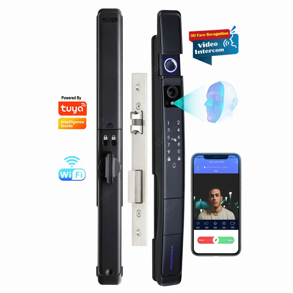 Smart Double Sided Sliding Door Lock by YOHEEN - Secure & Convenient