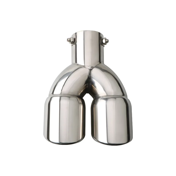 Modified Double Pipe Exhaust Pipe Car Decorative Tail Throat Muffler ...