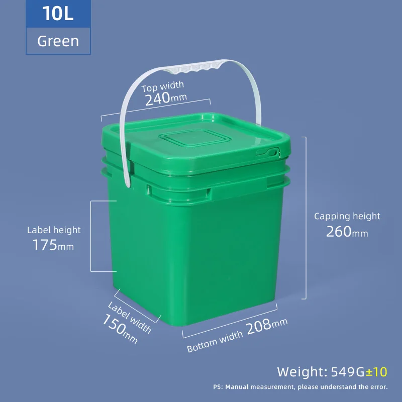 Wholesale Customize LOGO 5kg 25kg Empty Small Home Depot Bucket