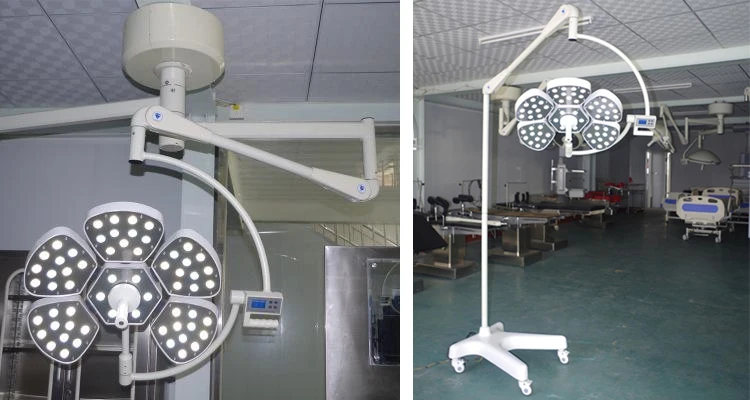Medical Operation Led Shadowless Surgical Lamp Ceiling Light Petal ...
