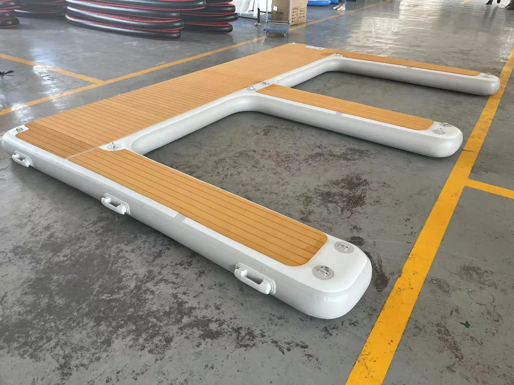 Water Floating Raft Platform - Inflatable Yacht Dock E Shape