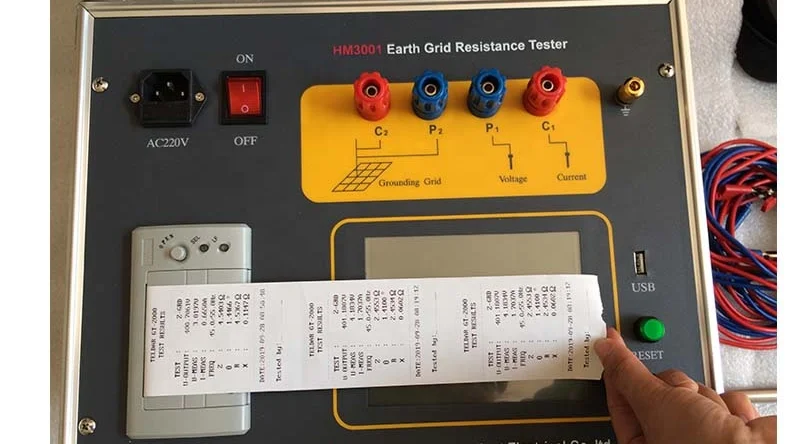 Large Grounding Grid Ground Resistance Meter 5a Digital Earth Ground ...