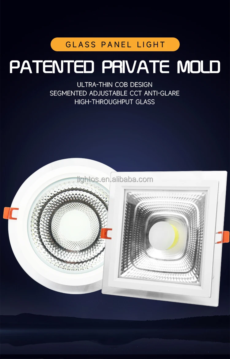 Hot Selling Slim Glass Recessed 6w 9w 12w 18w 24w 30w Led Glass Panel Light| Alibaba.com